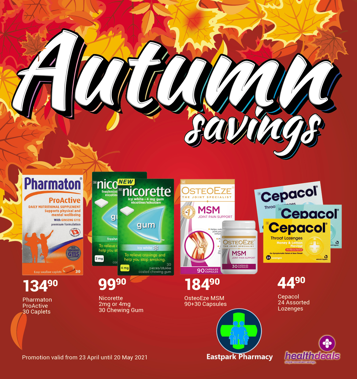 Autumn Savings p1 edited – Eastpark Pharmacy